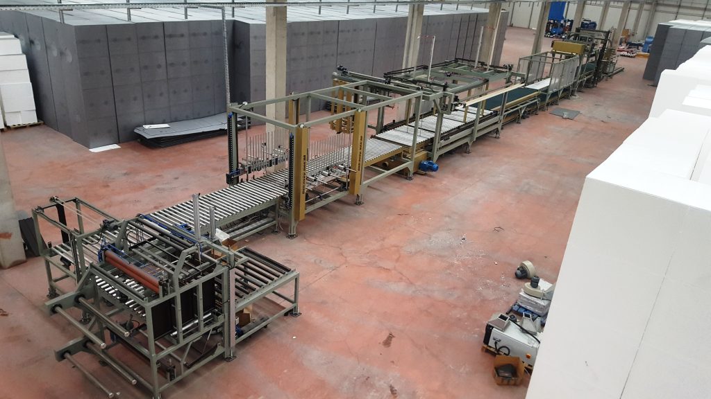 FULL AUTOMATIC EPS SHEET CUTTING LINE - Demirgüç Machine